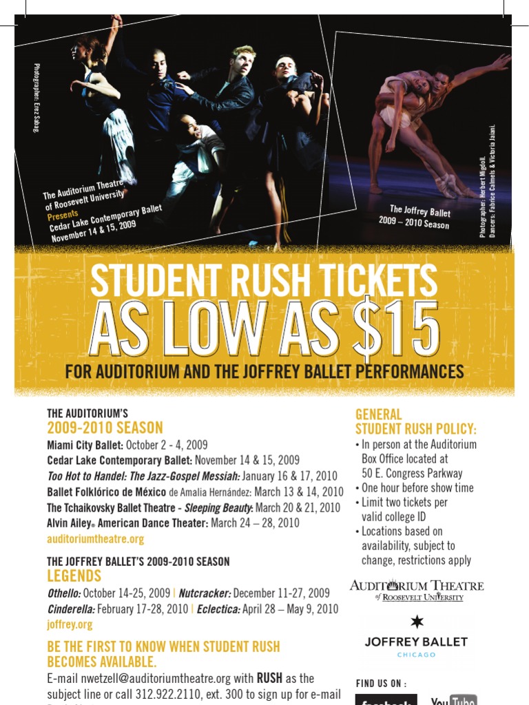 Student Rush Flyer | PDF