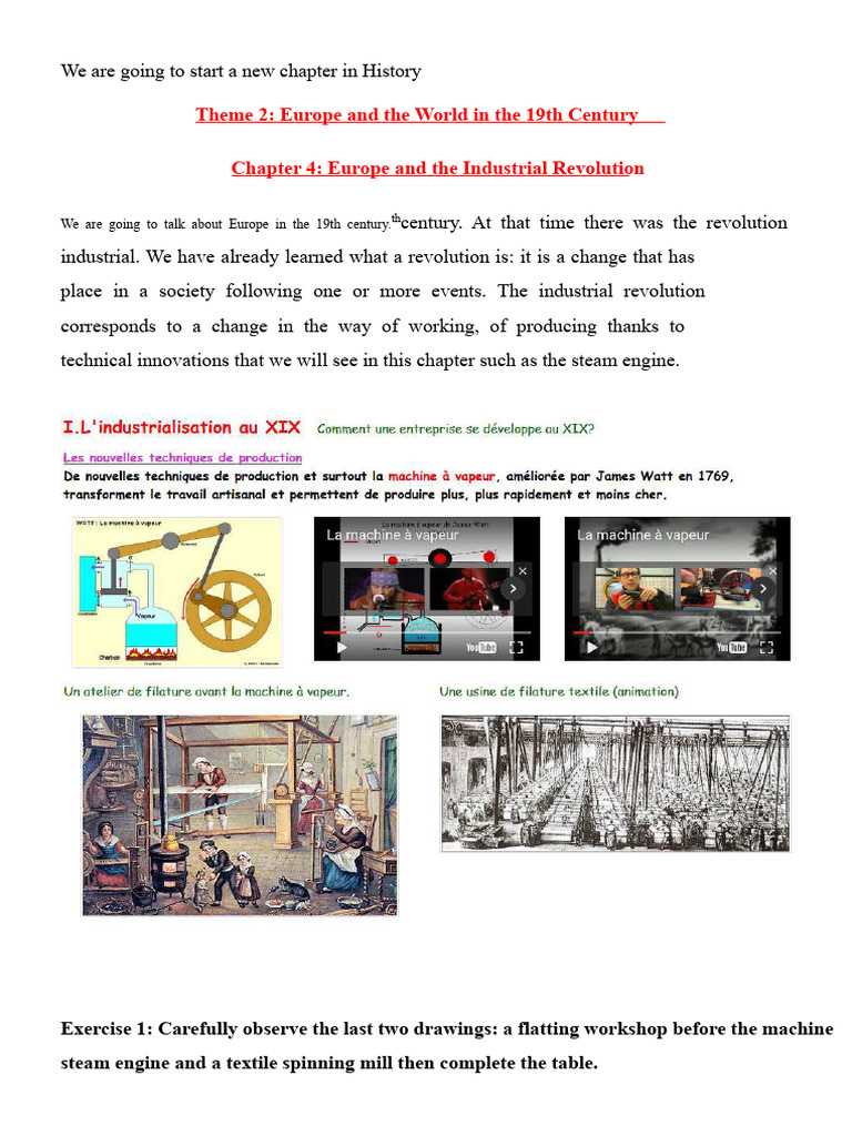 Industrial Revolution in 19th Century Europe | PDF | Industrial ...