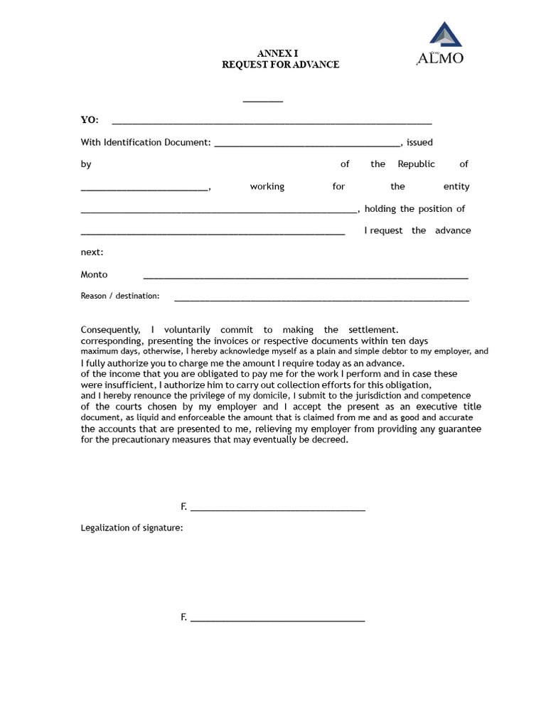 Letter of Anticipation For Settlement | PDF