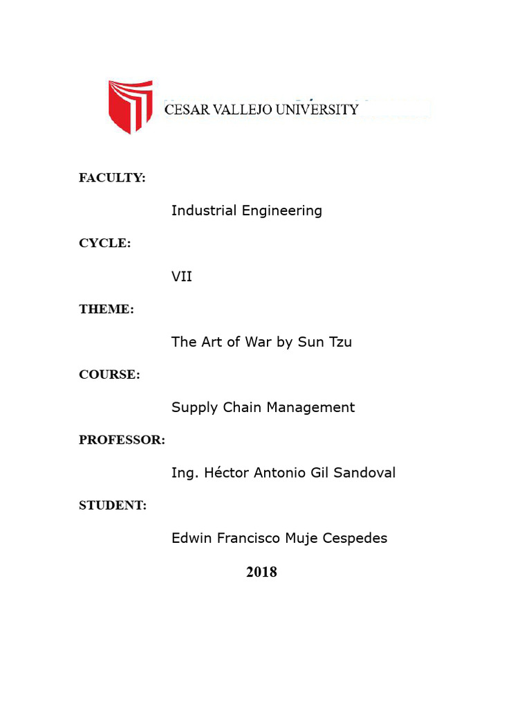 Summary of The Art of War by Sun Tzu | PDF | The Art Of War | Military