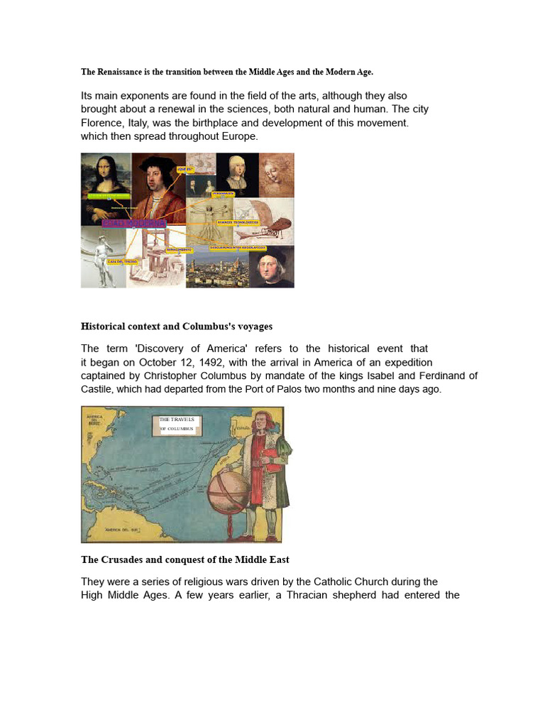 Renaissance: Arts and Scientific Renewal | PDF | Middle Ages | Ancient ...