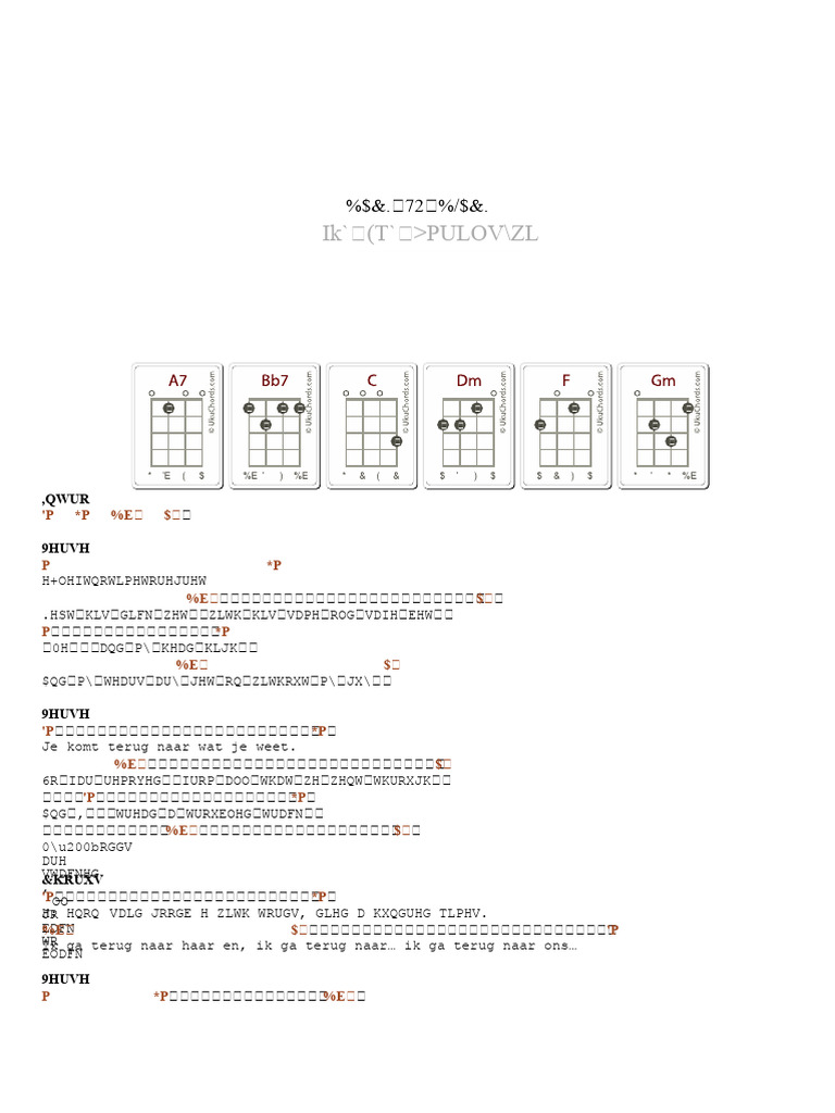 "Back To Black" Op Ukulele Door Amy Winehouse - UkuTabs | PDF