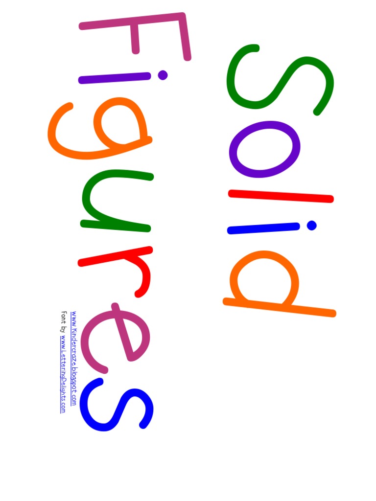 Solid Figures Chart | PDF