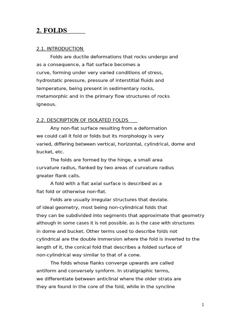 Folds and Faults | PDF | Fault (Geology) | Continuum Mechanics