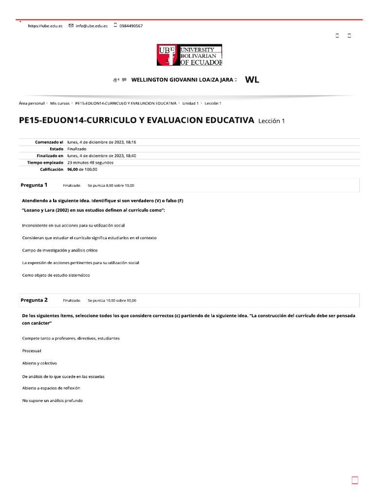 Lesson 1 - Review of The Attempt - EVA-UBE | PDF
