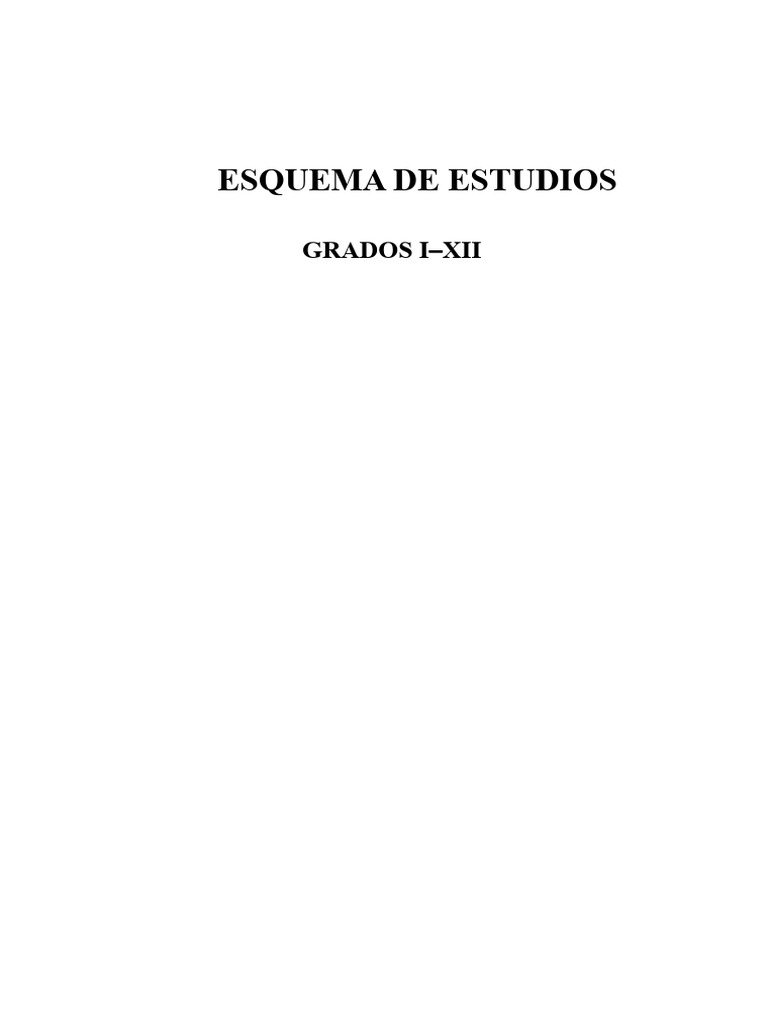 Esquema de Estudios 2007 | PDF | Pakistán | Plan de estudios