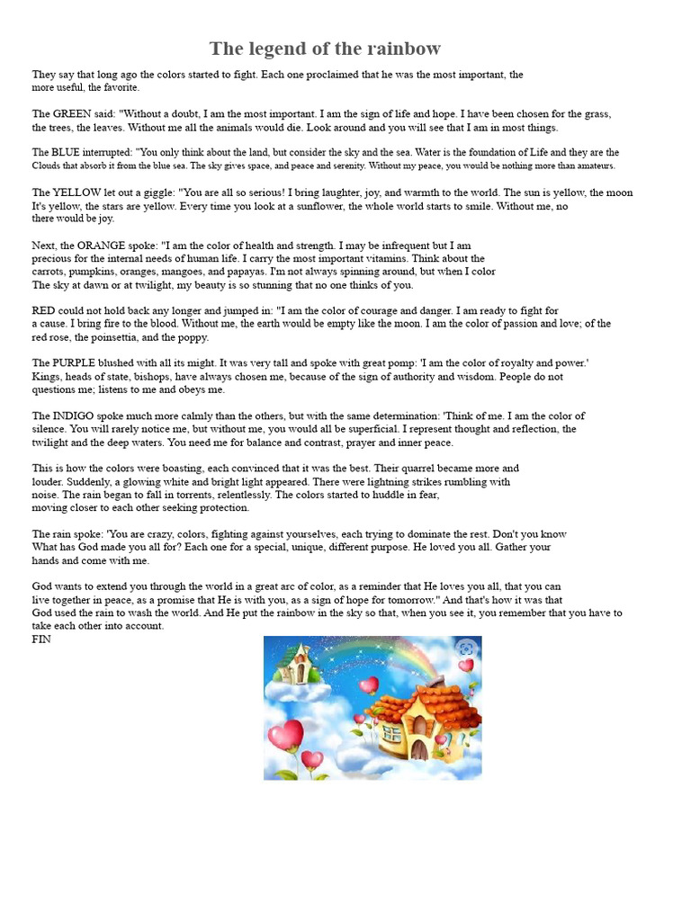 Colorful Legends of Nature and Love | PDF