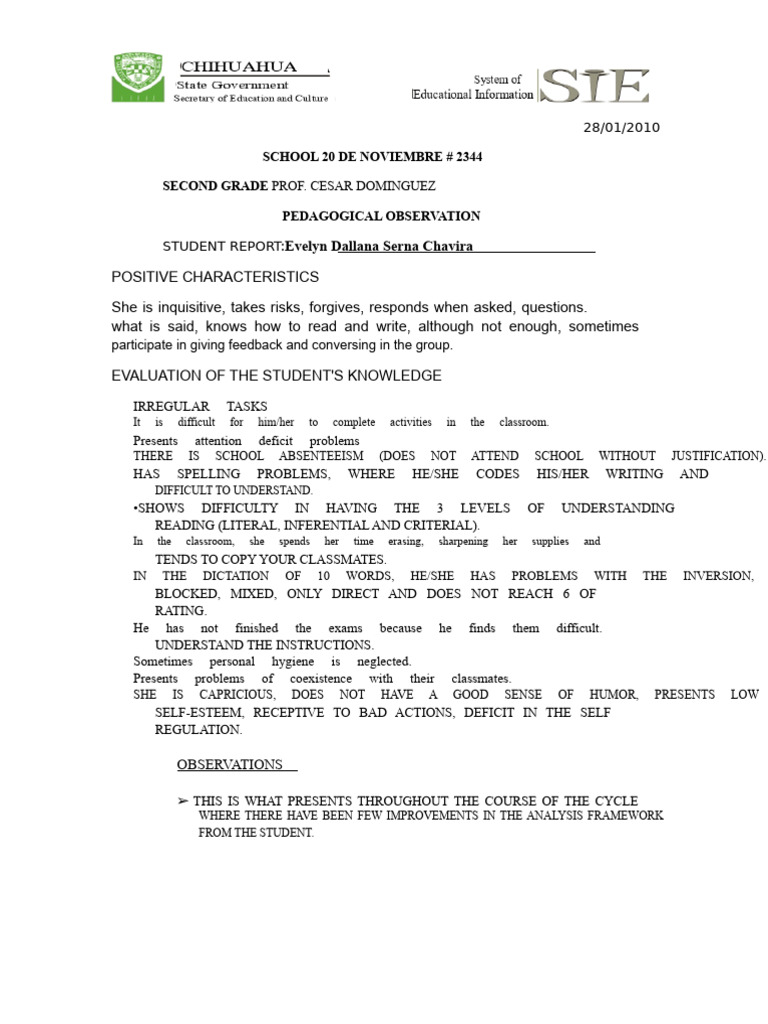 Student Report | PDF | Attention | Psychological Concepts