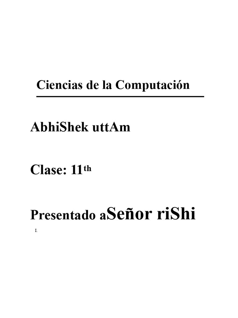 Proyecto de Informática de Clase 11 para El Consejo ISC | PDF | Java (lenguaje de programación ...