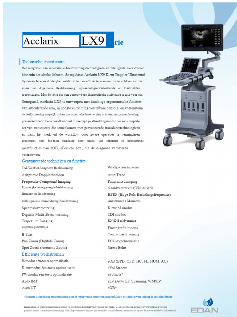 Acclarix LX9 Serie Datasheet-V2.2 | PDF
