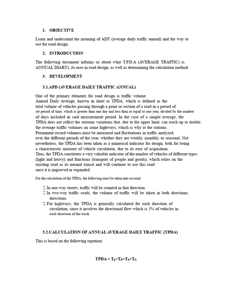 TPDA Report (Road Transfers) | PDF | Traffic | Road