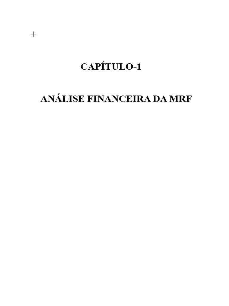 Análise Financeira Da MRF | PDF | Contabilidade | Investimentos