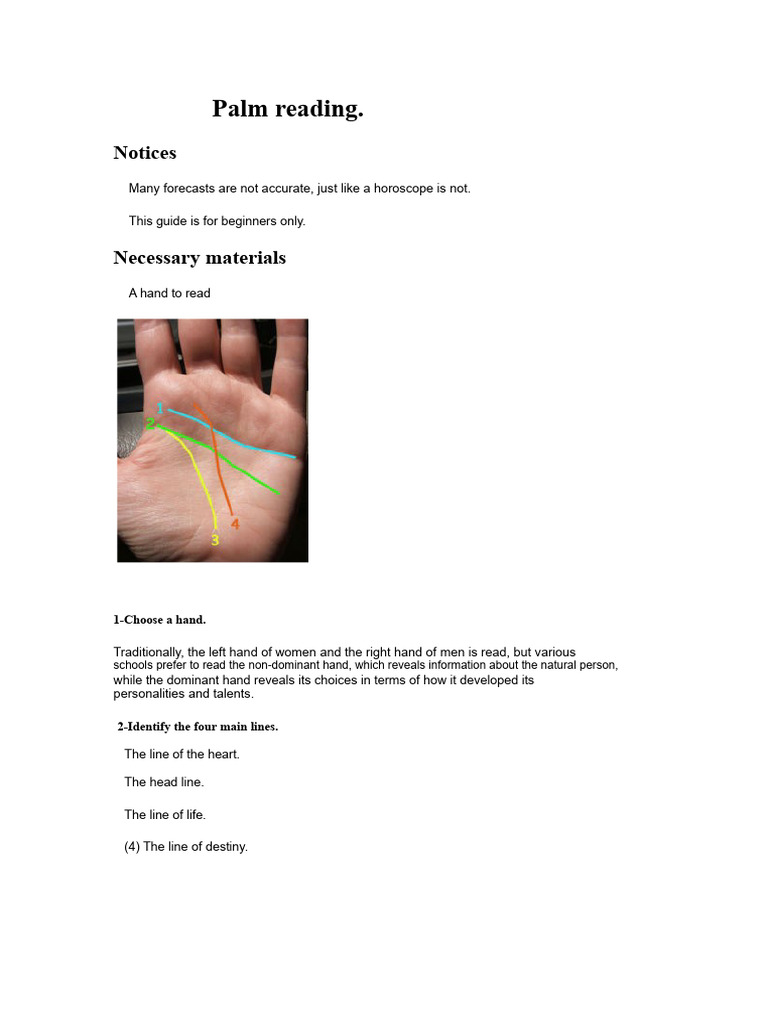 Palmistry | PDF | Love | Extraversion And Introversion