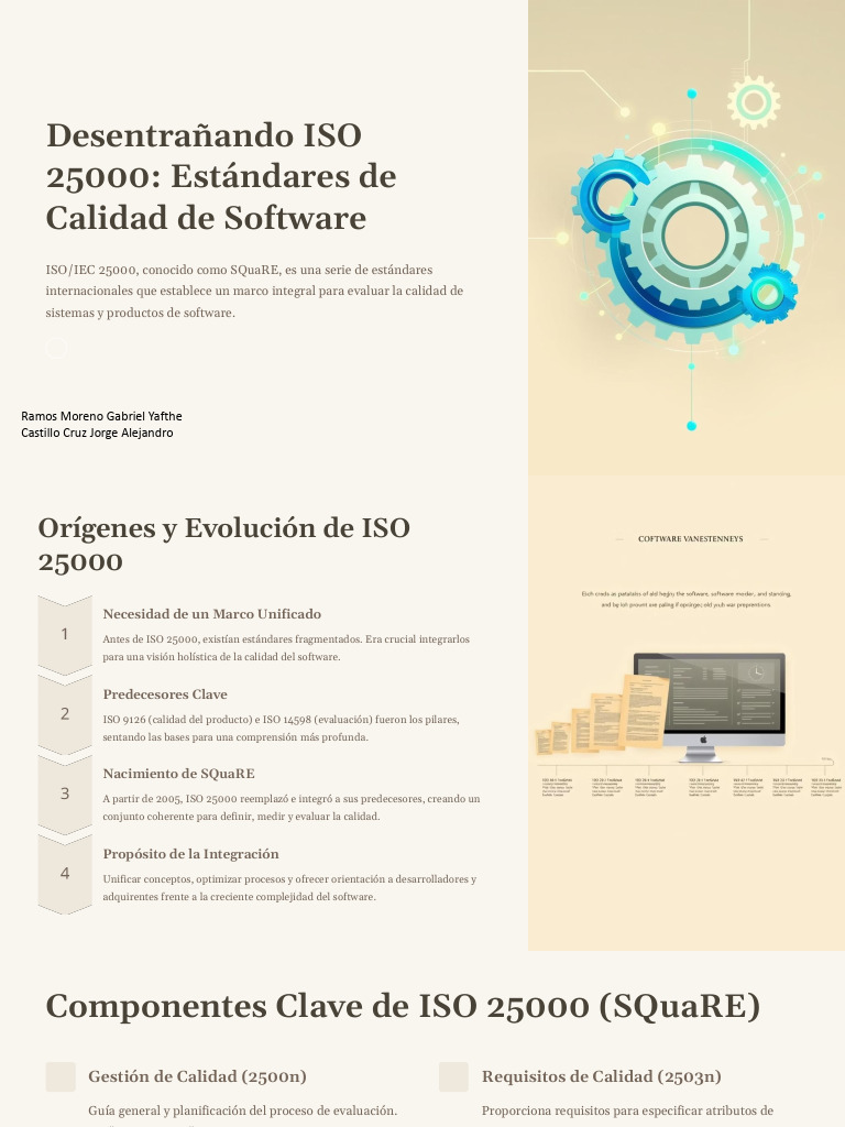 ISO25000 | PDF | Software | Organización internacional para la estandarización