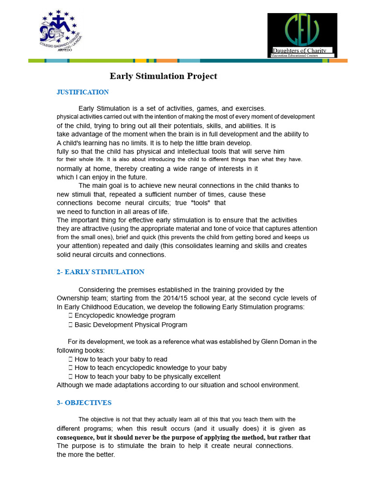 Early Childhood Stimulation Techniques | PDF | Learning | Curiosity