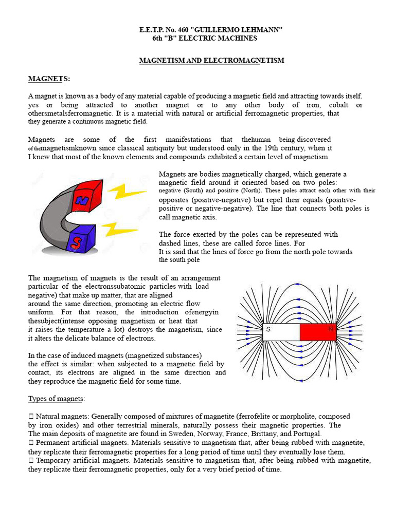 Magnetism and Electromagnetism | PDF | Magnetism | Magnetic Field