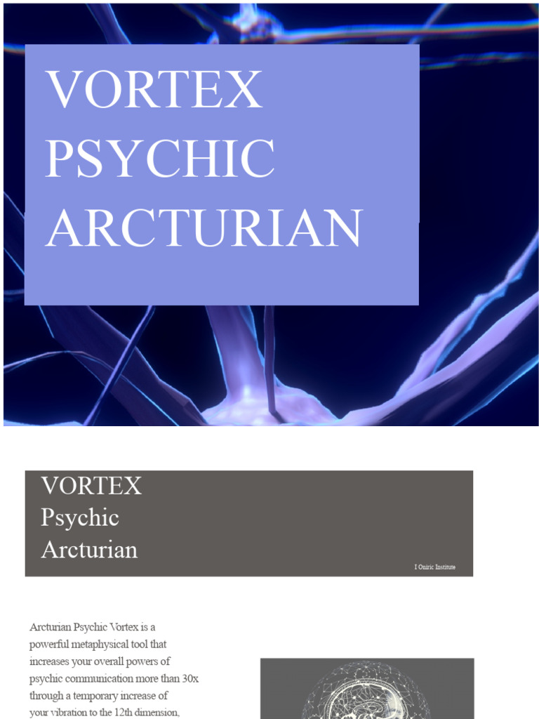 Arcturian Psychic Vortex | PDF | Clairvoyance | Psychic