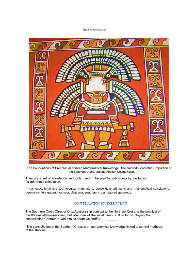 Inca Mathematics | PDF | Mathematics