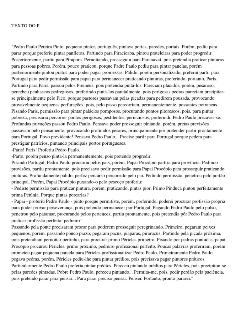 Texto Pronto