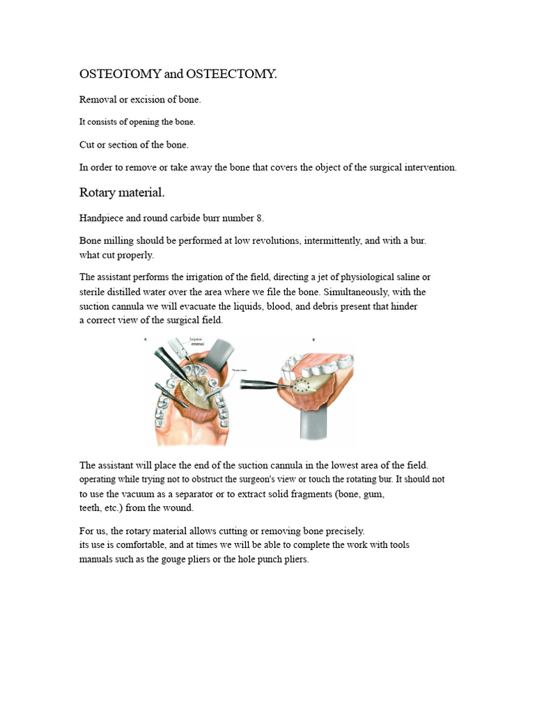 OSTEOTOMY | PDF | Bone | Wound
