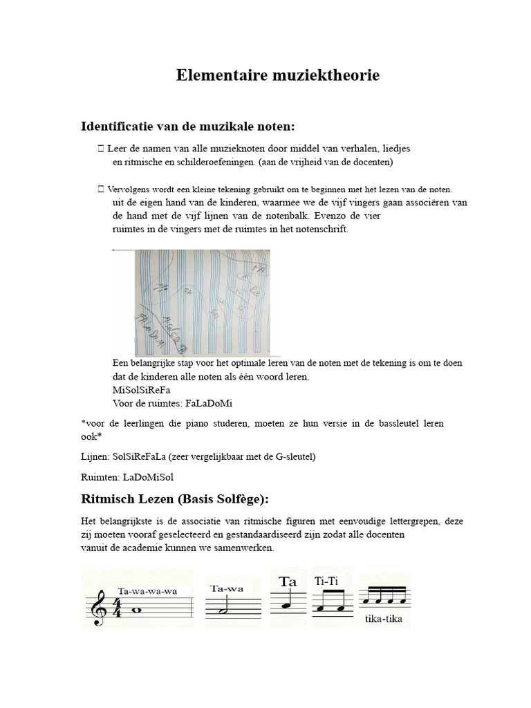 Elementaire Muziektheorie | PDF