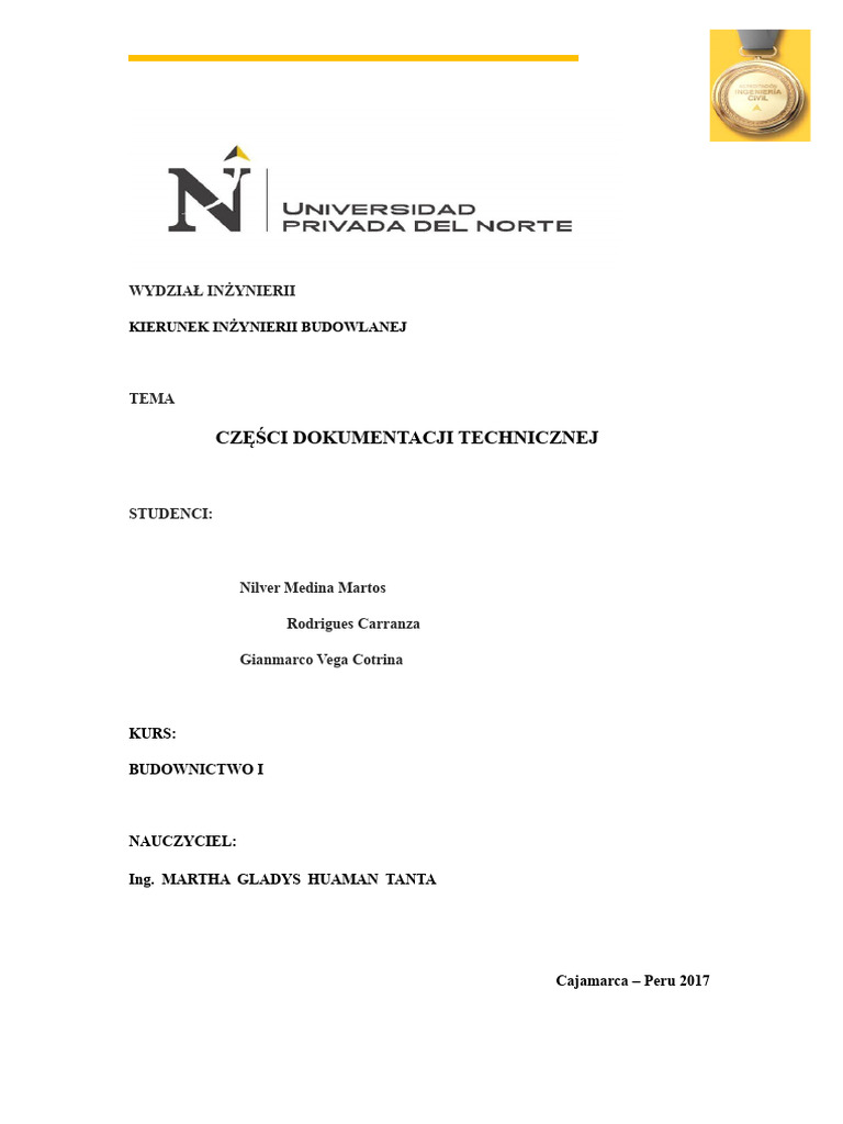 Dokumentacja Techniczna Raport | PDF