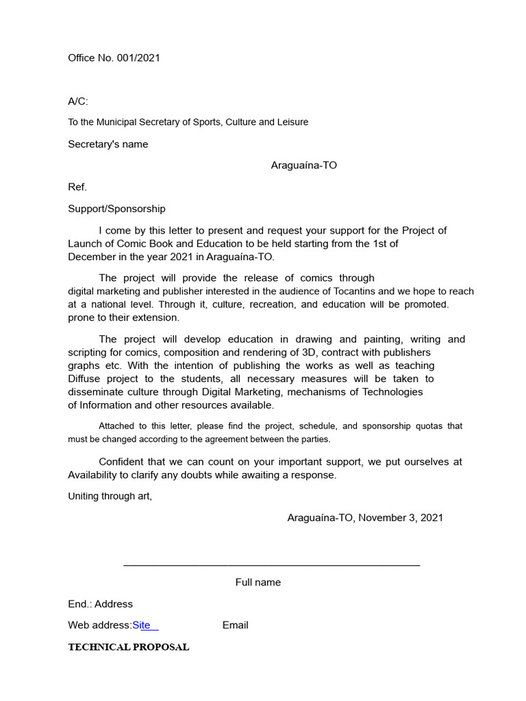 Model of Official Letter From The Ministry of Culture | PDF | Books ...