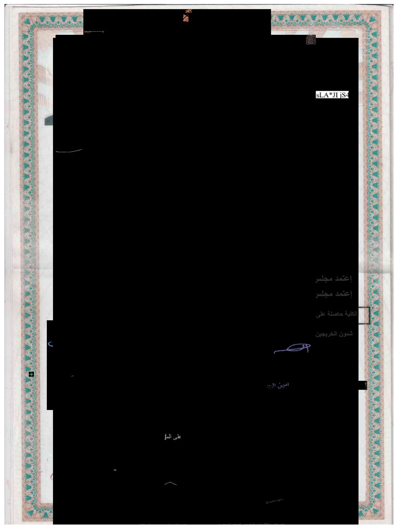 El Certificado de Graduación Está Autenticado. | PDF