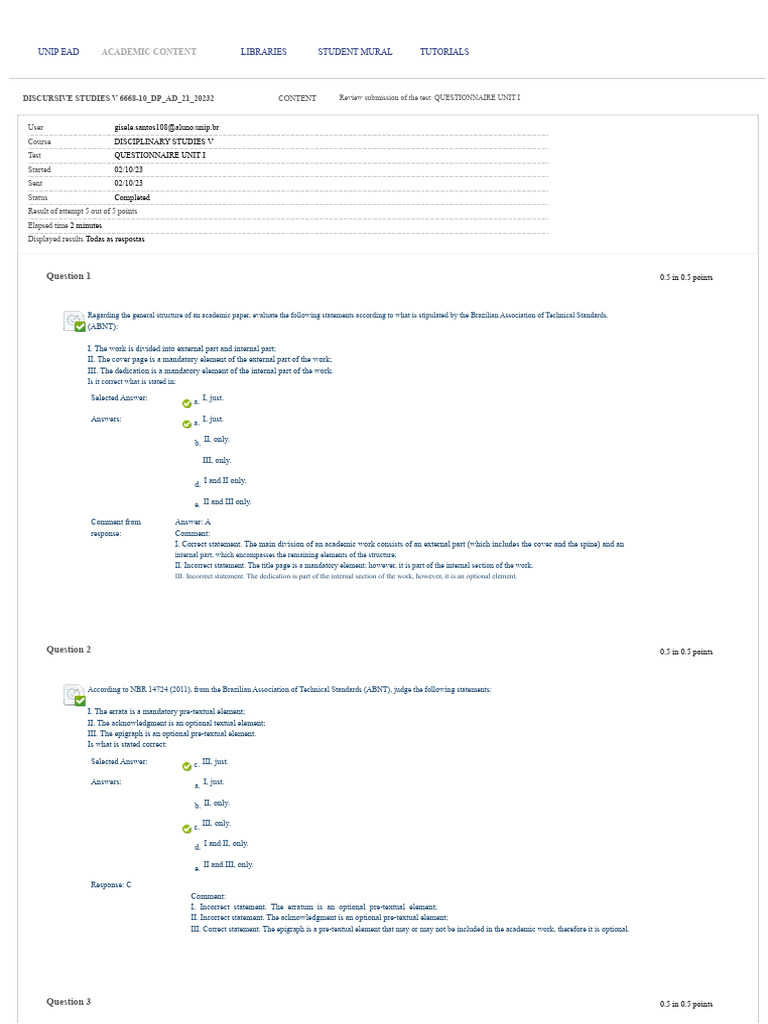 Academic Paper Structure Guide | PDF | Abstract (Summary) | Thesis