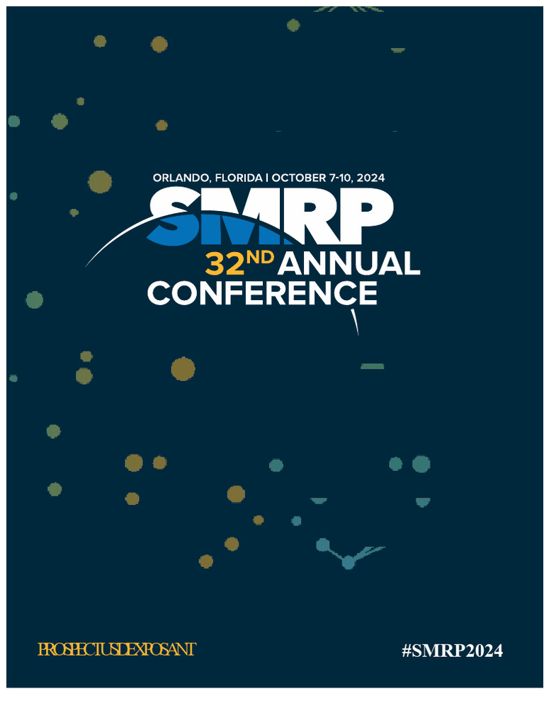 Prospectus Exposant SMRP 2024 | PDF
