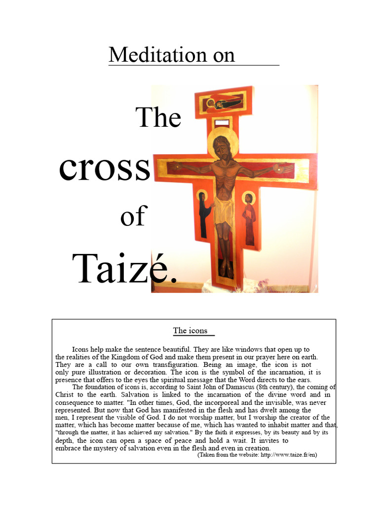 The Taizé Cross | PDF | Jesus | Icon