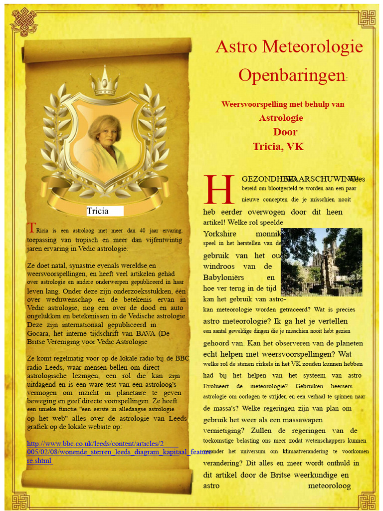 Astro Meteorologie Openbaringen Kleur | PDF