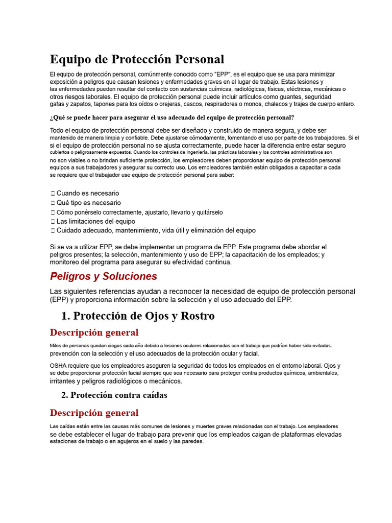 EPP G-9 en Obras de Guardería | PDF | Administración de Seguridad y ...