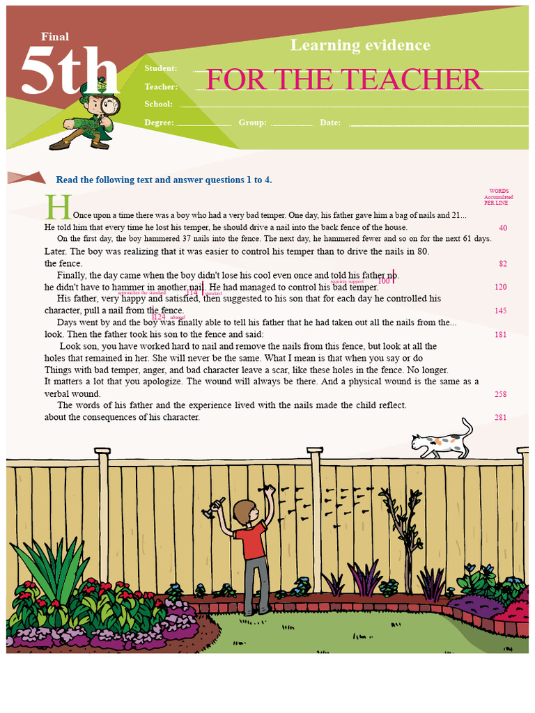 5th Grade Final Exam Key Montenegro | PDF | Mexico | Biodiversity
