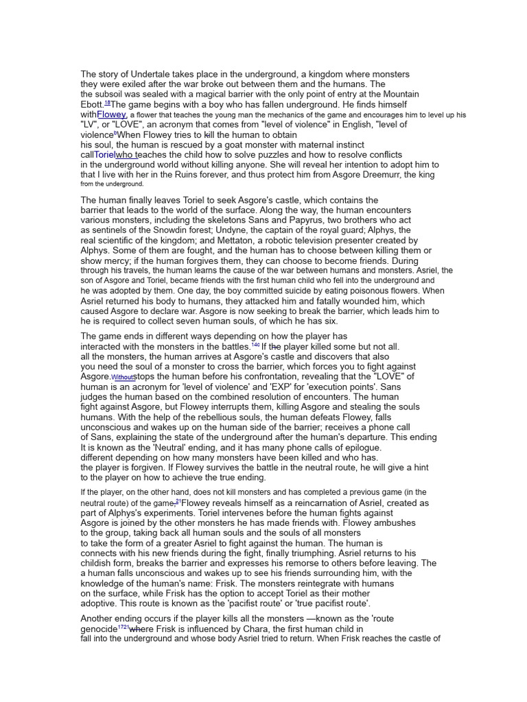 Undertale | PDF