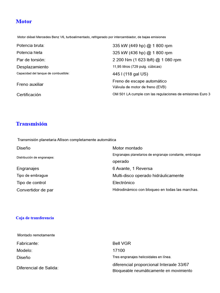 Bell B40D | PDF | Camión | Vehículos terrestres
