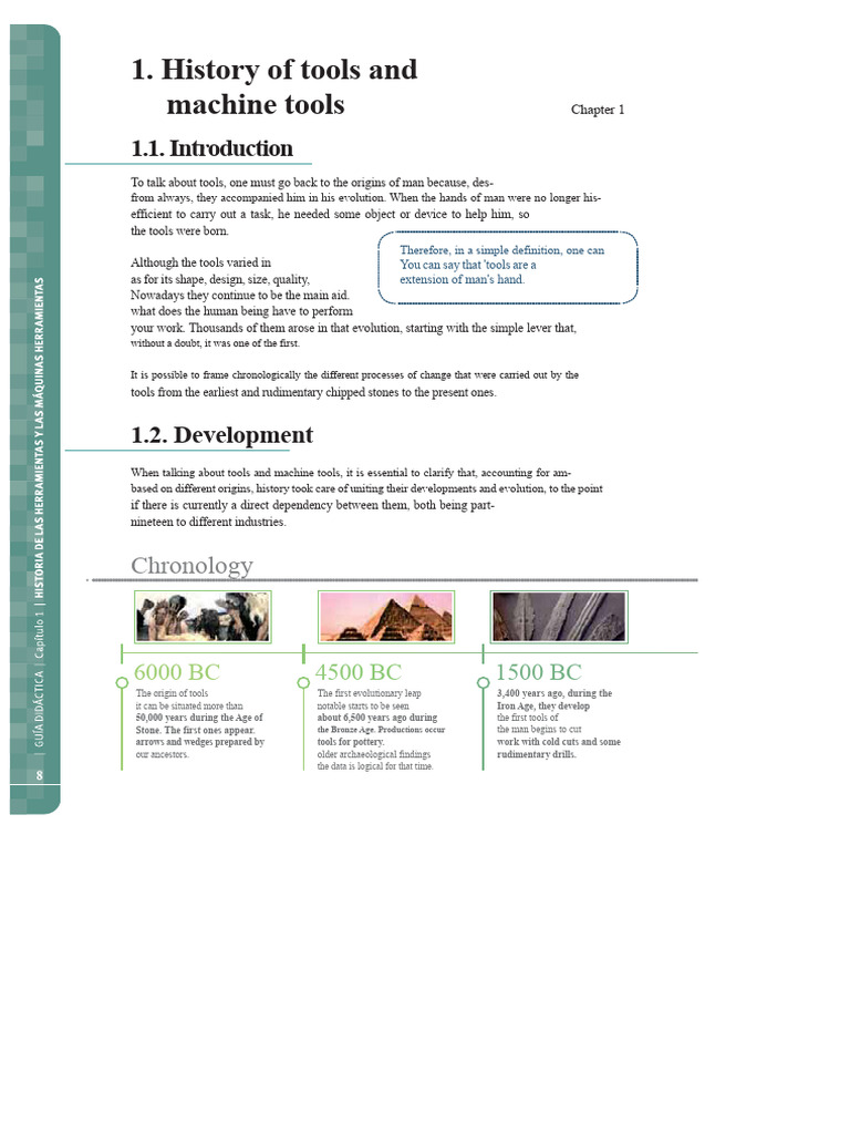 Theme I. History of Machine Tools PDF | PDF | Machines | Incandescent Light Bulb
