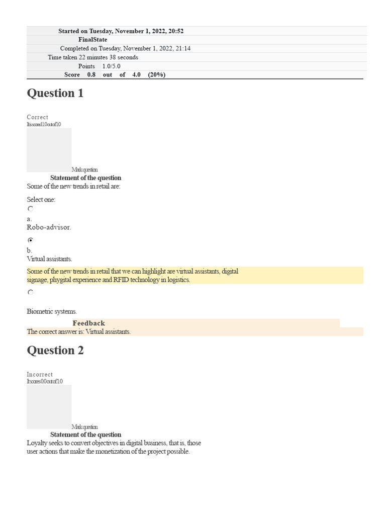Initial Ecommerce Exam | PDF | Search Engine Optimization | Usability