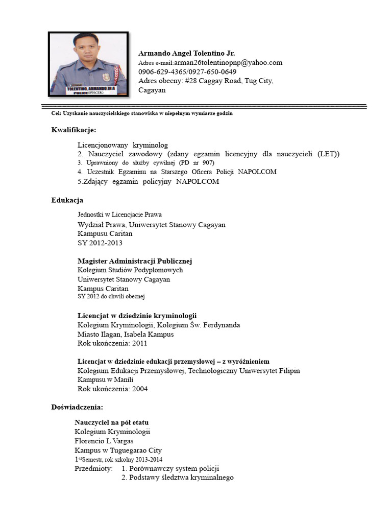 Armando Angel Tolentino | PDF