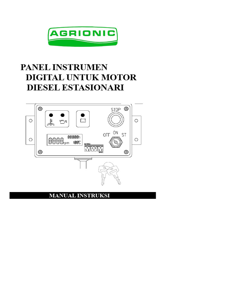 Panel Instrumen Digital untuk Mesin Diesel | PDF