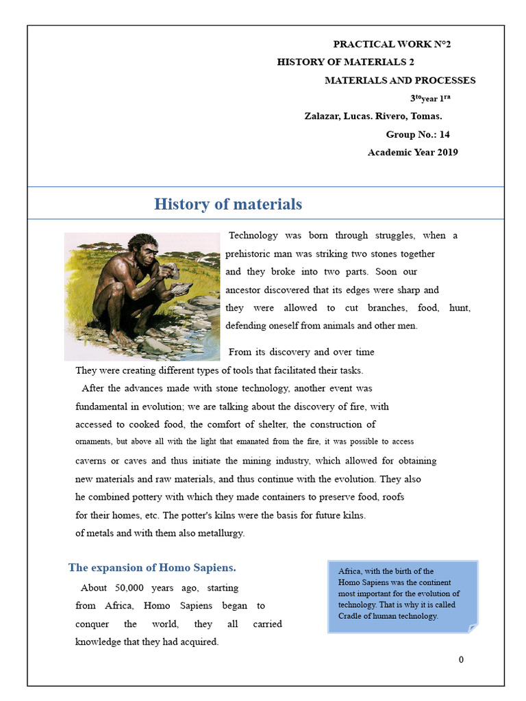 History of Materials and Humanity - Part 1 and 2 | PDF | Vacuum Tube ...
