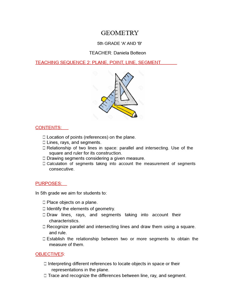 Geometric Sequence | PDF | Line (Geometry) | Geometry