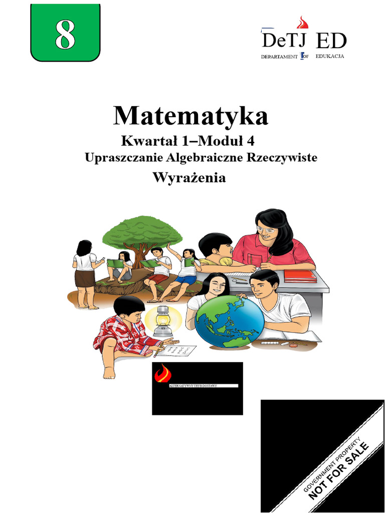 Math8 q1 Mod4 Przechodzenie Do Prostszej Postaci Wyrażeń Algebraicznych ...