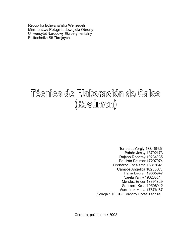 Techniki Kalku (Do Użycia Wojskowego) | PDF