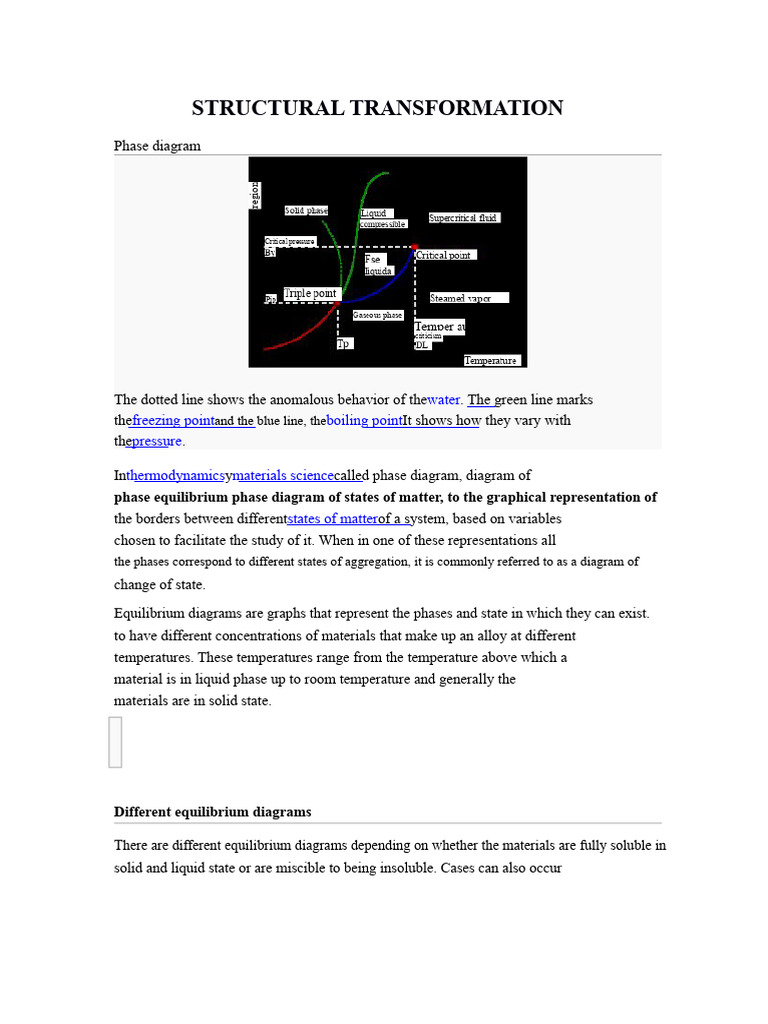 Understanding Phase Diagrams in Materials Science | PDF | Phase (Matter ...