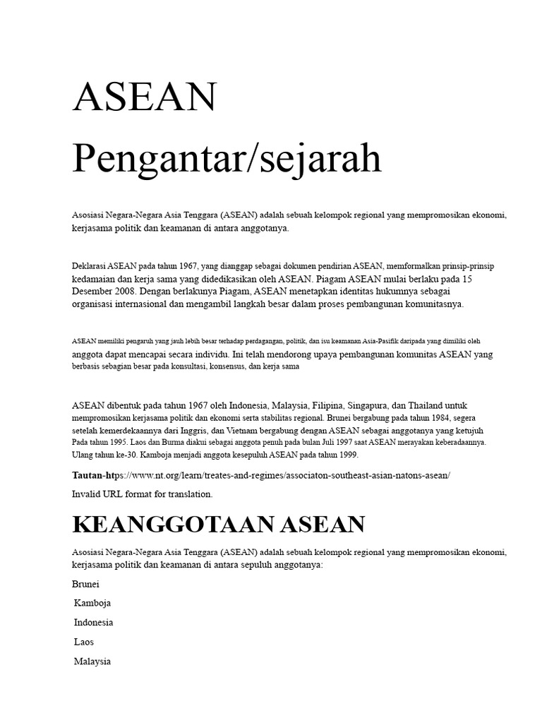 Dokumen ASEAN | PDF