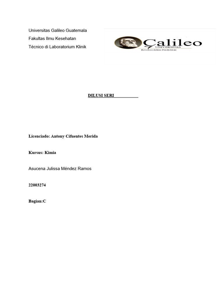 Dilusi Serius | PDF