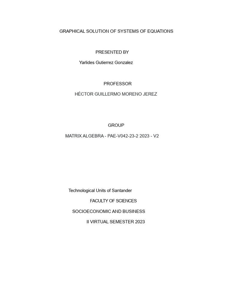 Graphical Methods for Solving Equations | PDF | Equations | Algebra