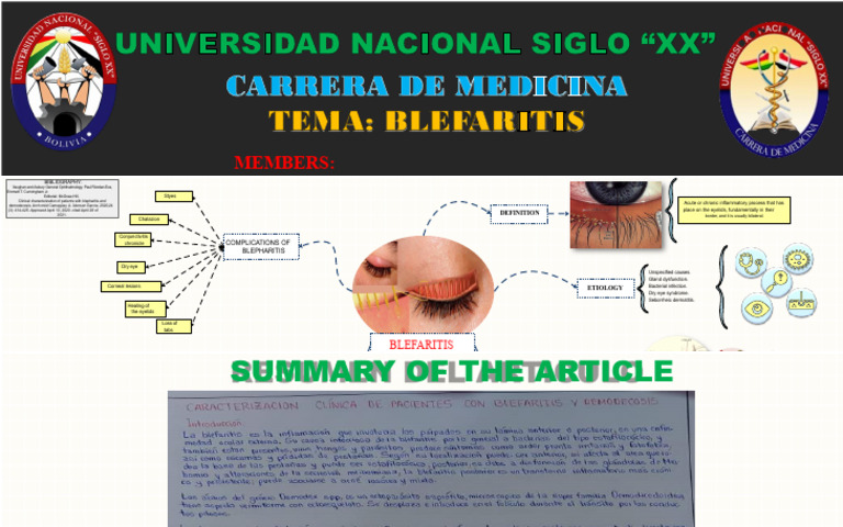 Blepharitis Ophthalmology | PDF | Diseases And Disorders | Medical ...