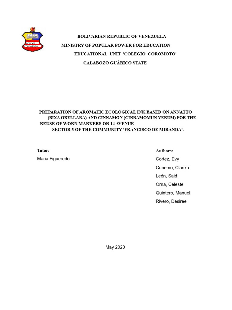 Fifth Grade Project | PDF | Plastic | Combustion
